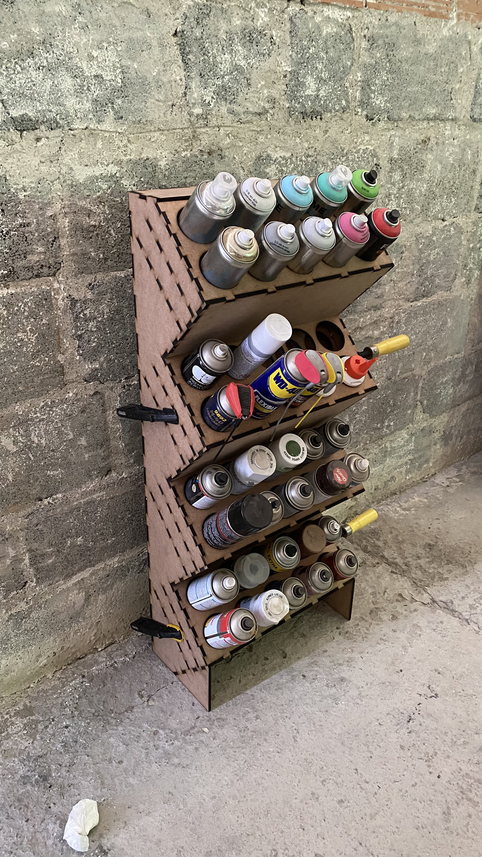 Spray Paint Holder for 40 Cans - 6 Mm - Etsy