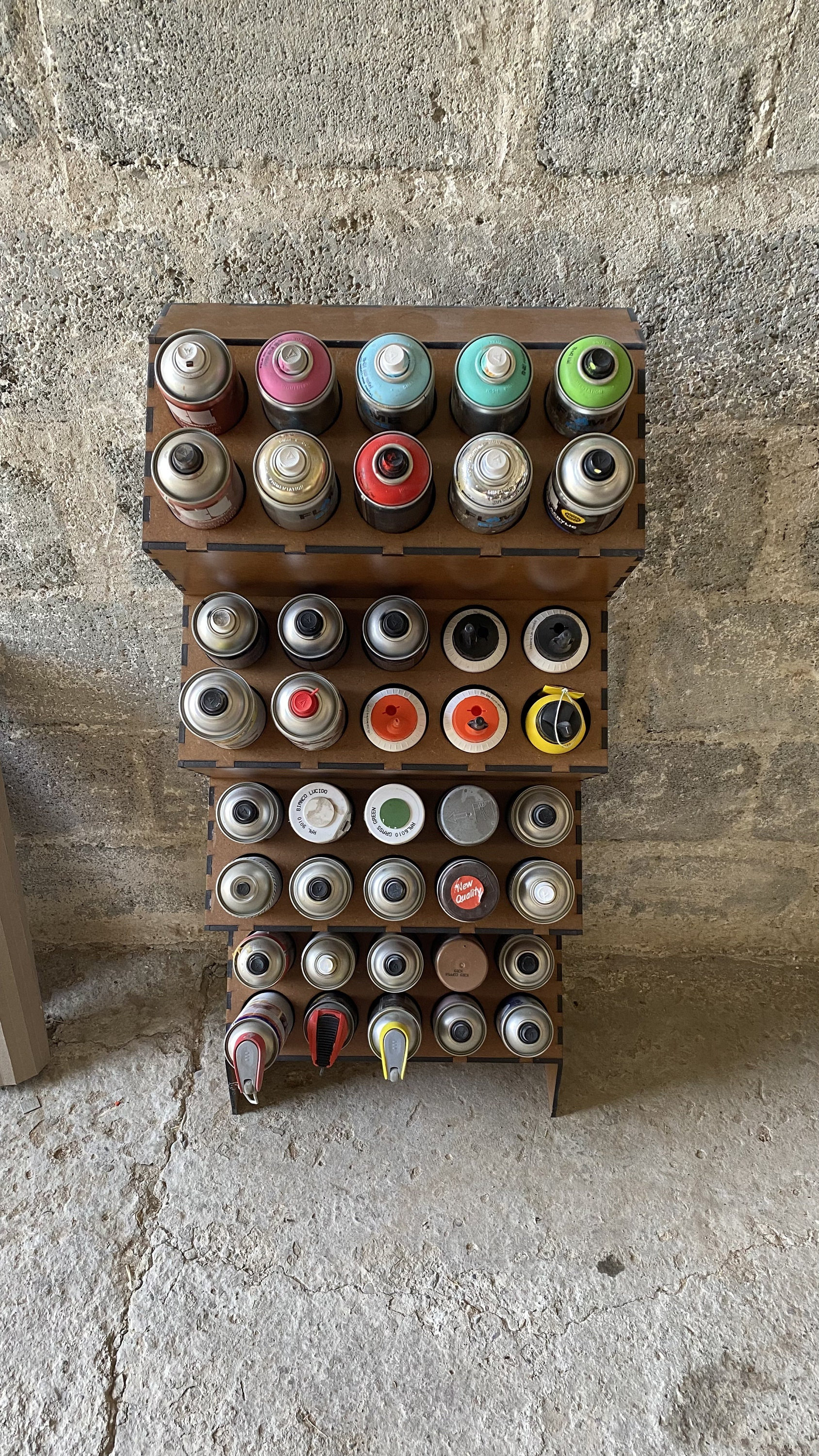 Spray Paint Holder for 40 Cans - 6 Mm - Etsy