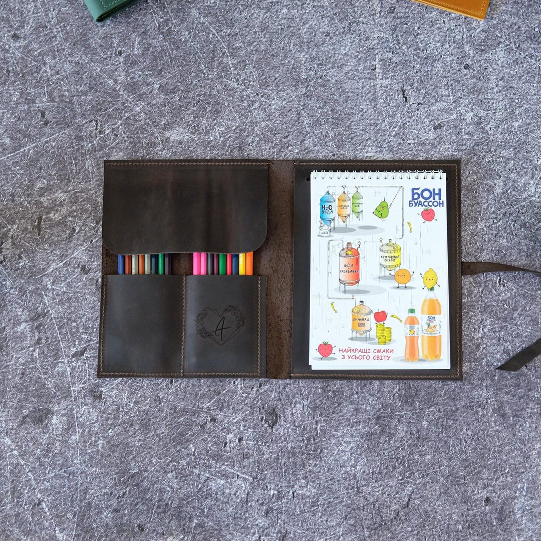 Custom Sketchbook Cover, Personalized Artist Gifts, Drawing Portfolio ...