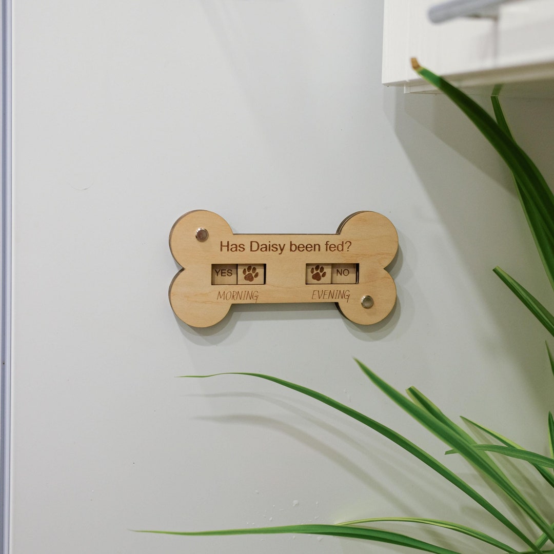 Pet Feeding Reminder, Dog Feeding Tracker Chart, Personalized Dog Ate ...