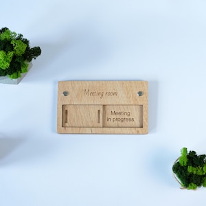 Personalized Meeting Room Door Sign, Conference Room Door Plate ...
