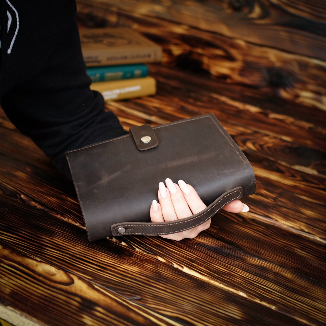 Personalized Ring Binder Journal, Custom Leather Refillable Notebook ...