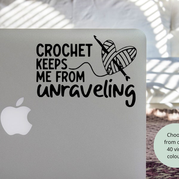 Crochet Hook Decal - Etsy