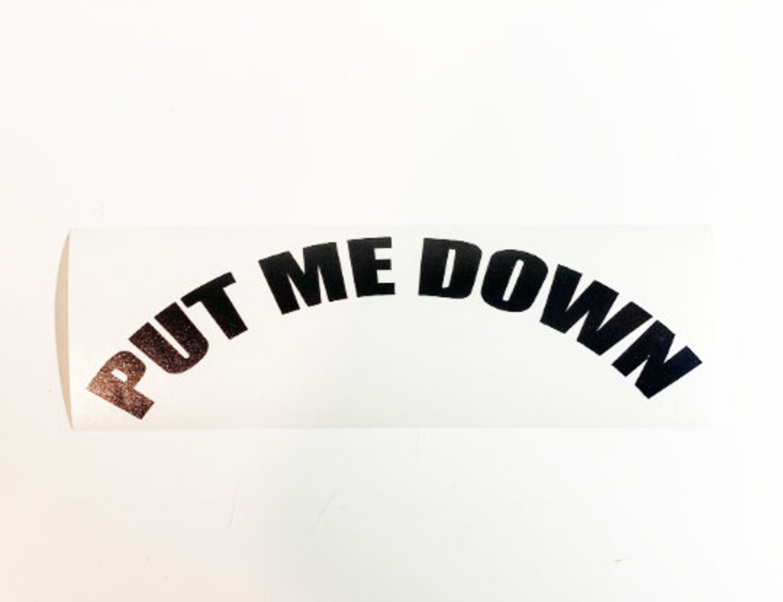 Vinyl Decal Put Me Down Toilet Bathroom Humour Decal - Etsy