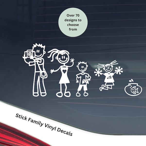 Family Car Stickers - Etsy
