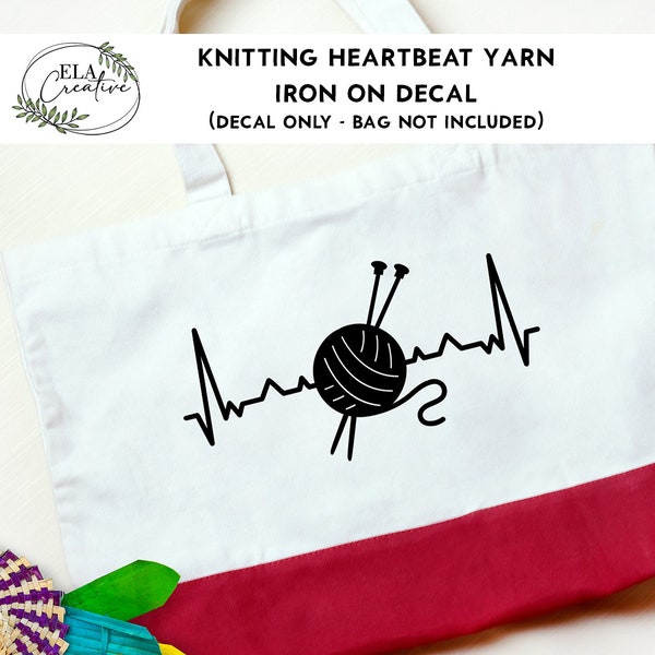 Knitting Vinyl Decal - Etsy
