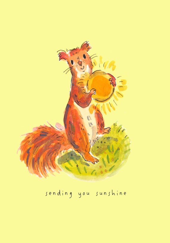 Squirrel And Sunshine Early Morning For Mister Squirrel T Shirt By
