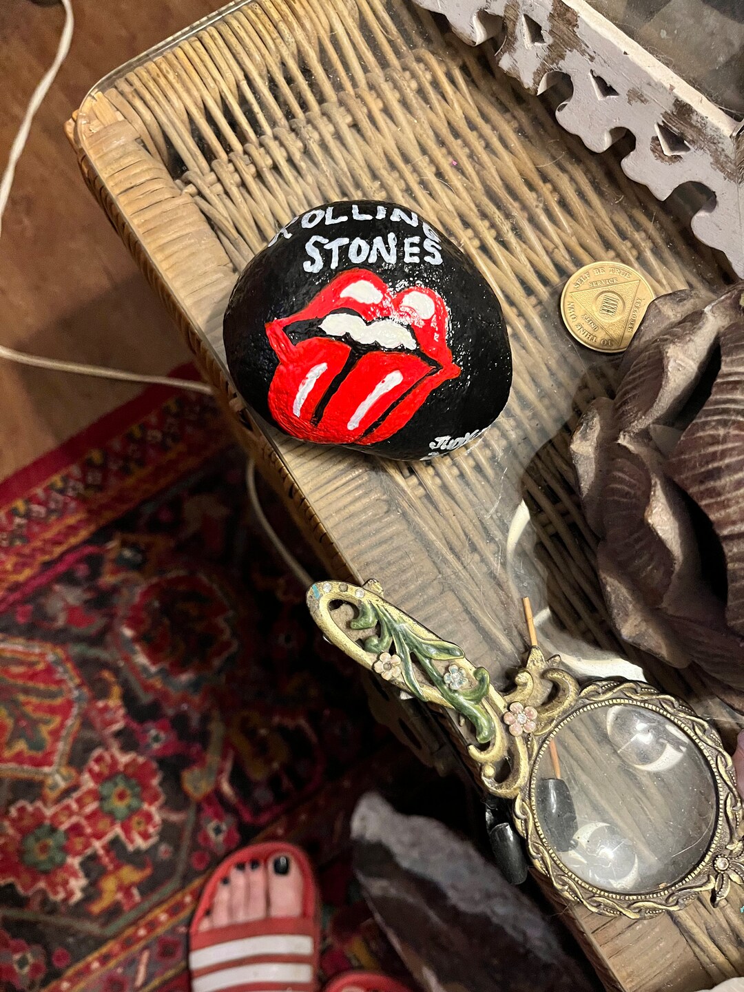 Rock N Roll! Rolling Stone Rock Will Be a BIG Conversation Piece! - Etsy