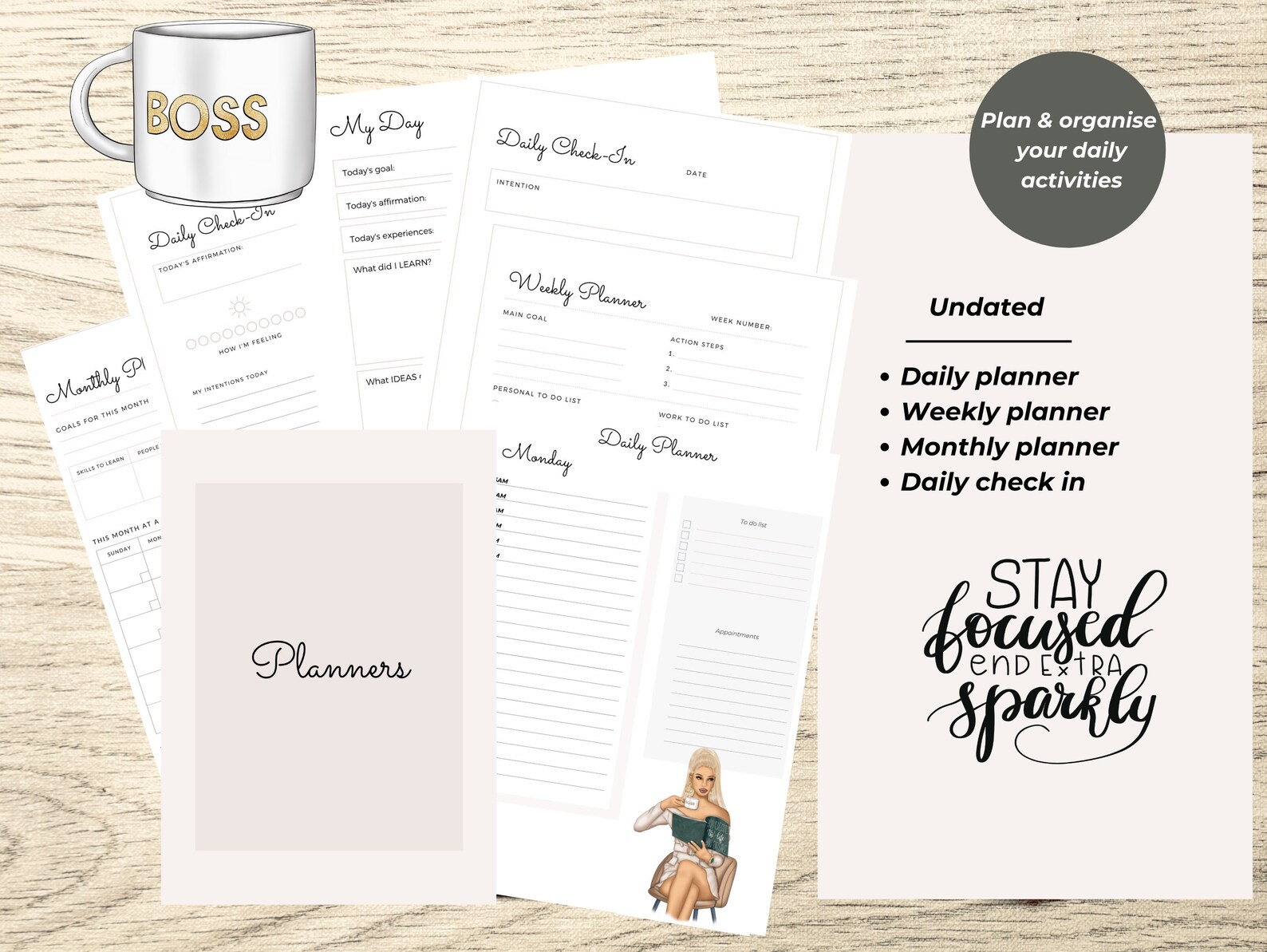 Printable and Digital Goodnotes Planner | Etsy