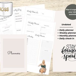 Printable and Digital Goodnotes Planner | Etsy