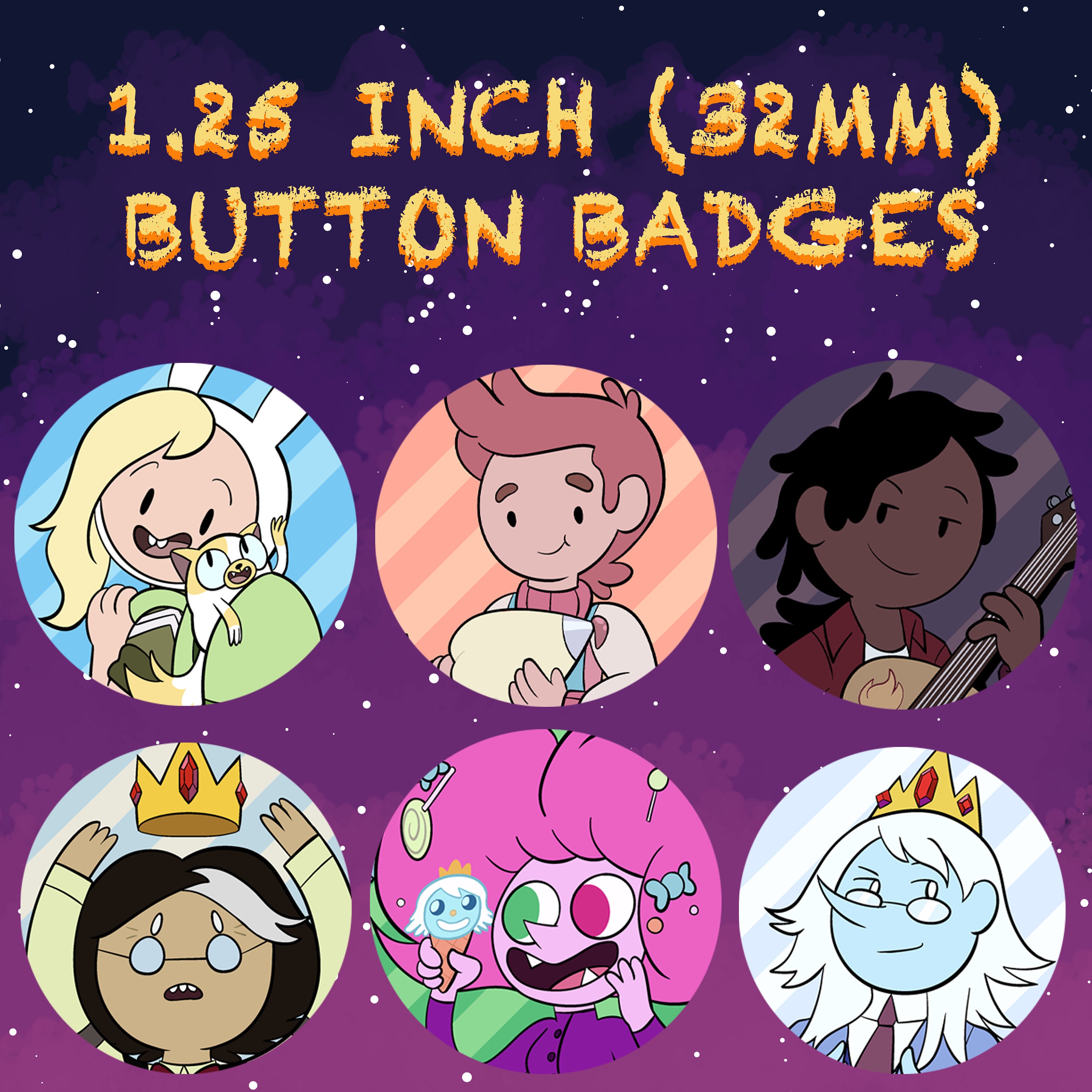 Adventure Friends 32mm Button Badges - Etsy