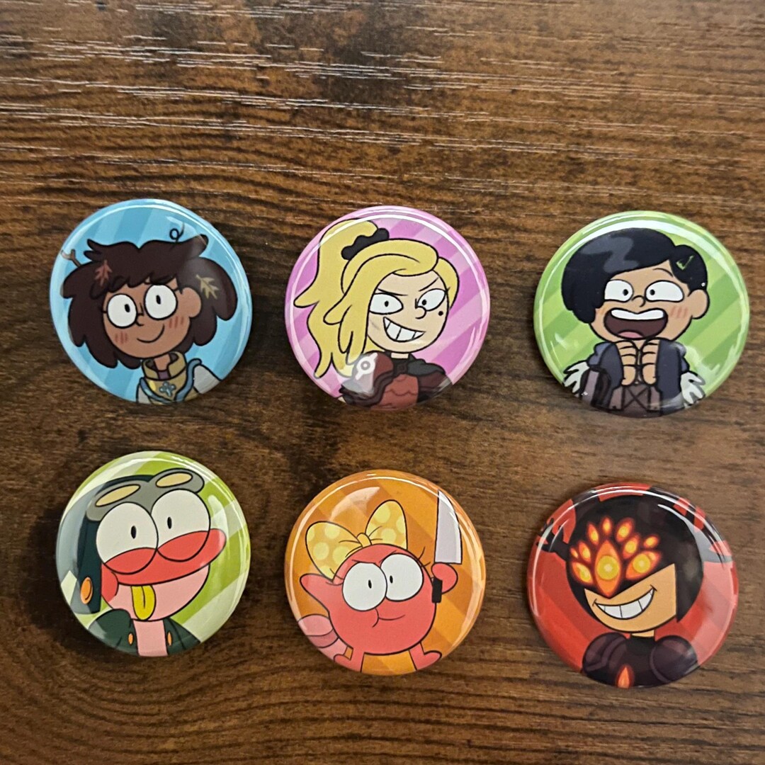 Amphibia 32mm Button Badges - Etsy
