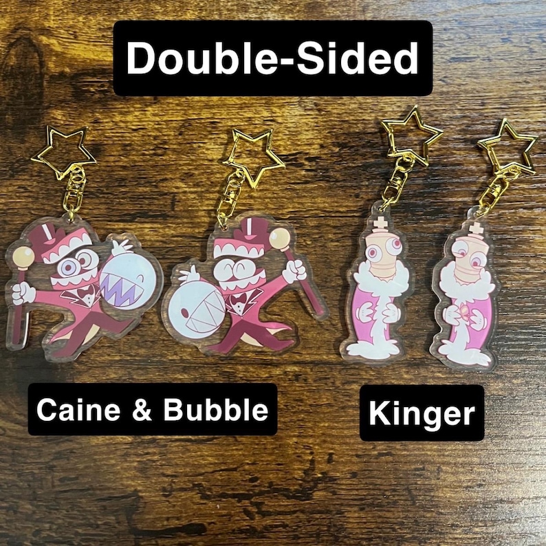 Digital Circus 2.5" Double-sided Charms - Etsy