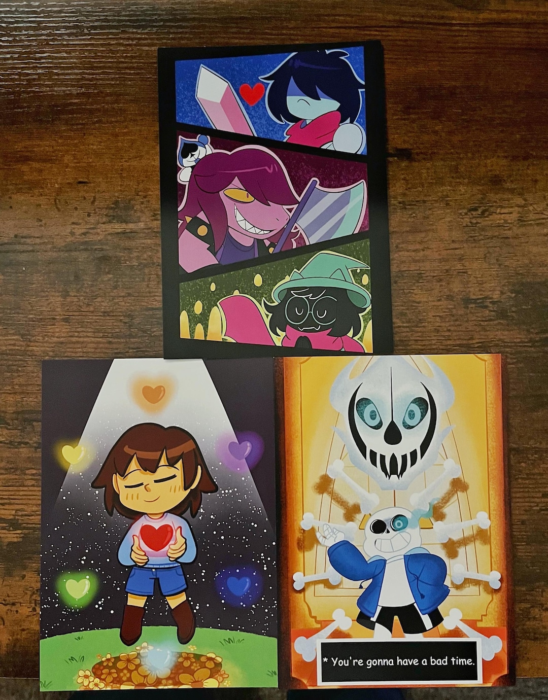 Undertale & Deltarune 5”x7” Mini Prints - Etsy