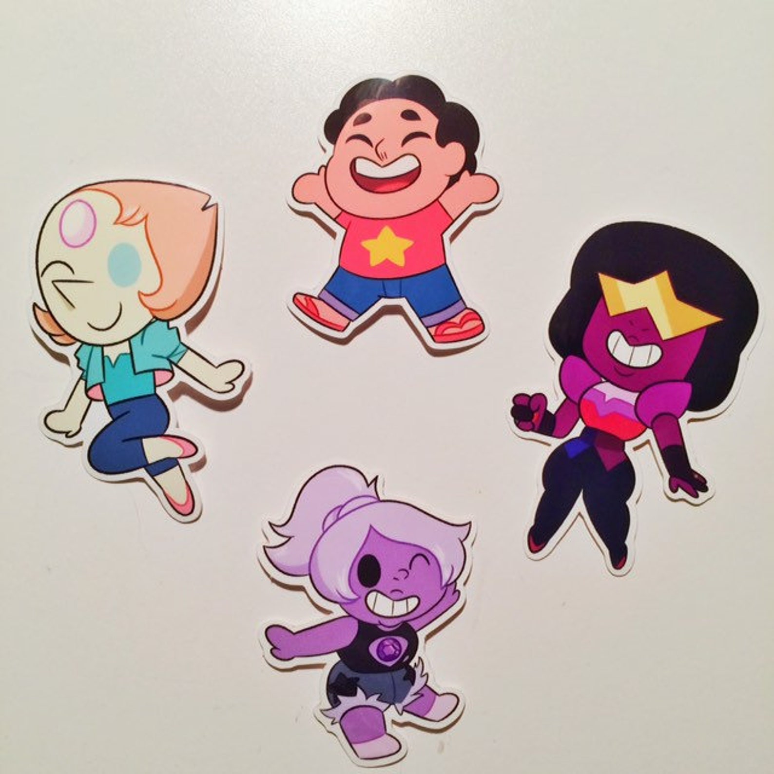 Steven Universe Crystal Gems Stickers - Etsy