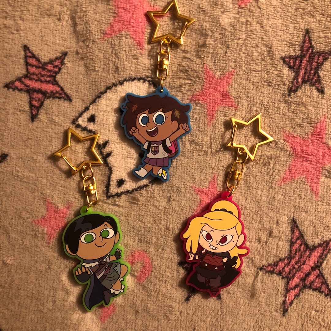 Amphibia Girls 2 Single-sided Keychains - Etsy
