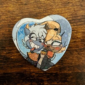 Surgamy & Whispangle Holographic Heart-shaped Buttons - Etsy