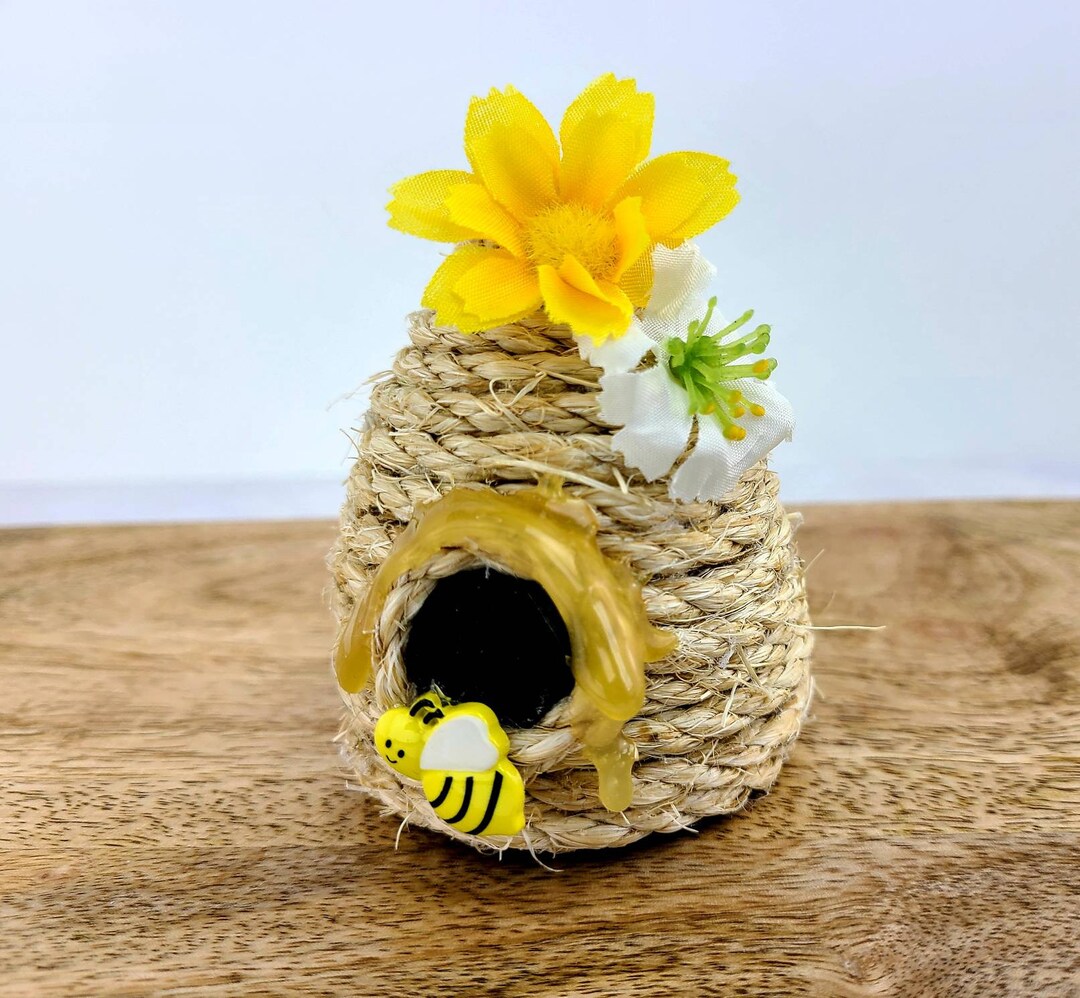 Mini Bee Skep for Tier Tray Party Favor Fake Bee Skep - Etsy