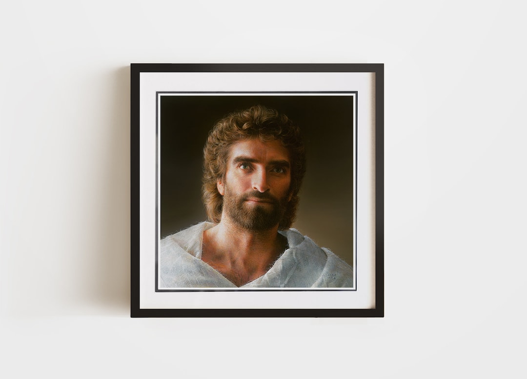 Jesus | 12x12 Double Matted & Framed Paper Print - Etsy