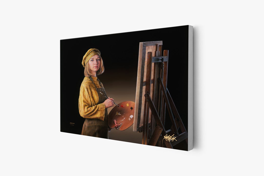 Self-portrait | 30x36 Limited Edition Canvas Print - Etsy