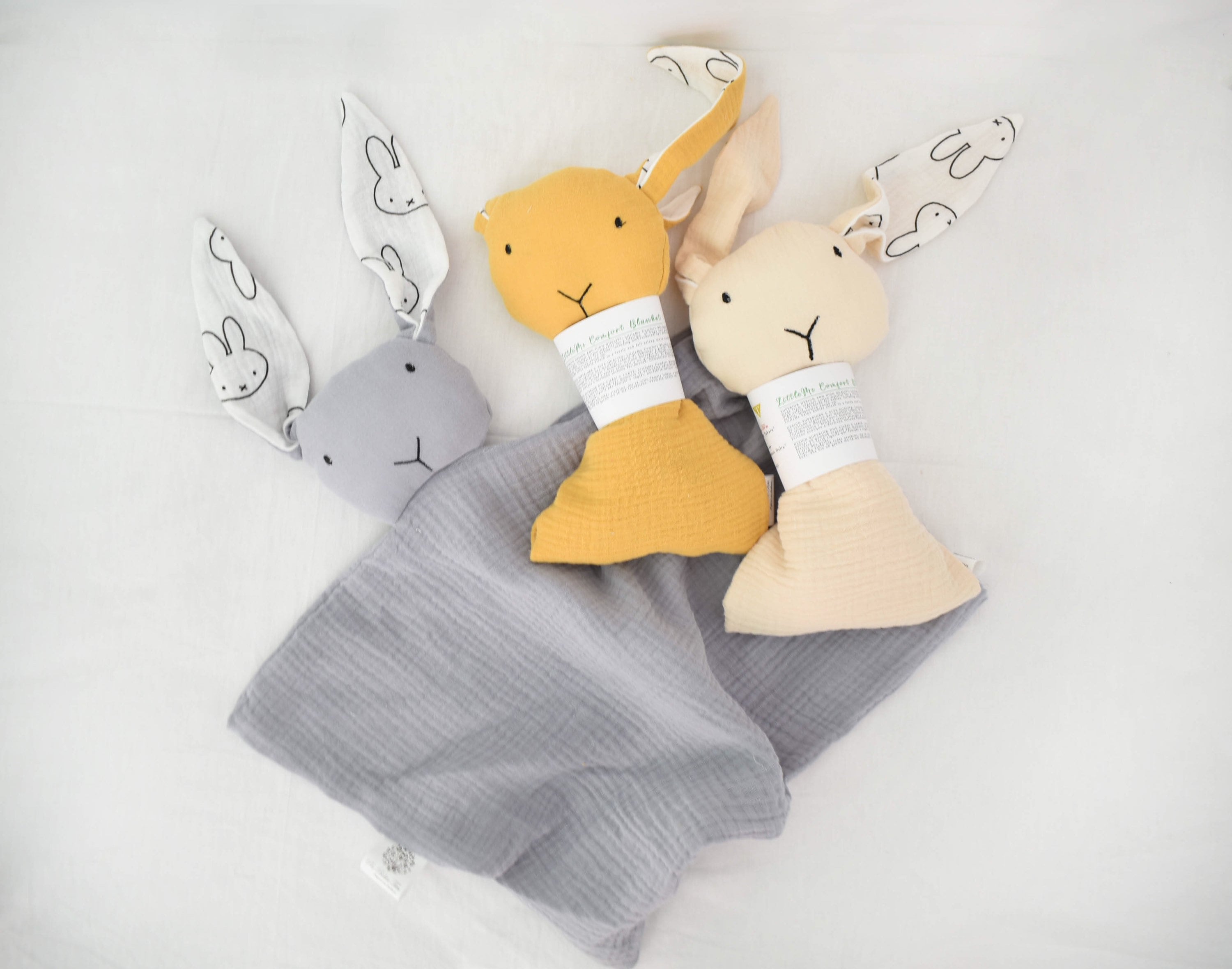 Toys Personalized Embroidered Hand Lettered Organic Muslin Cotton Bunny ...