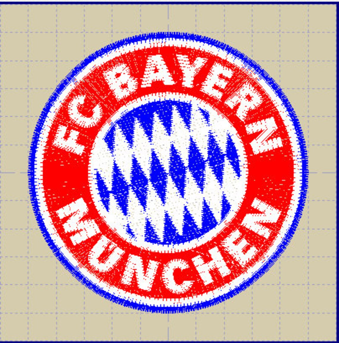 FC BAYERN MUNCHEN Logo Embroidery Design Soccer Football Digital File ...