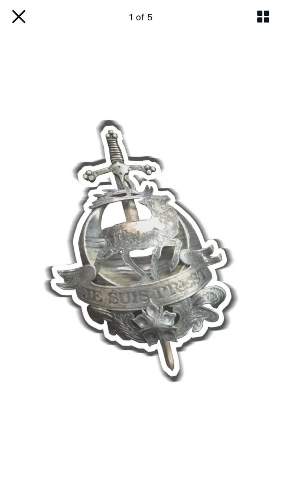 Outlander TV Series Sticker- Clan Fraser Crest Je Suis Prest -car ...