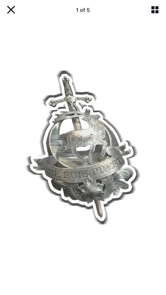 Outlander TV Series Sticker Clan Fraser Crest Je Suis Prest | Etsy