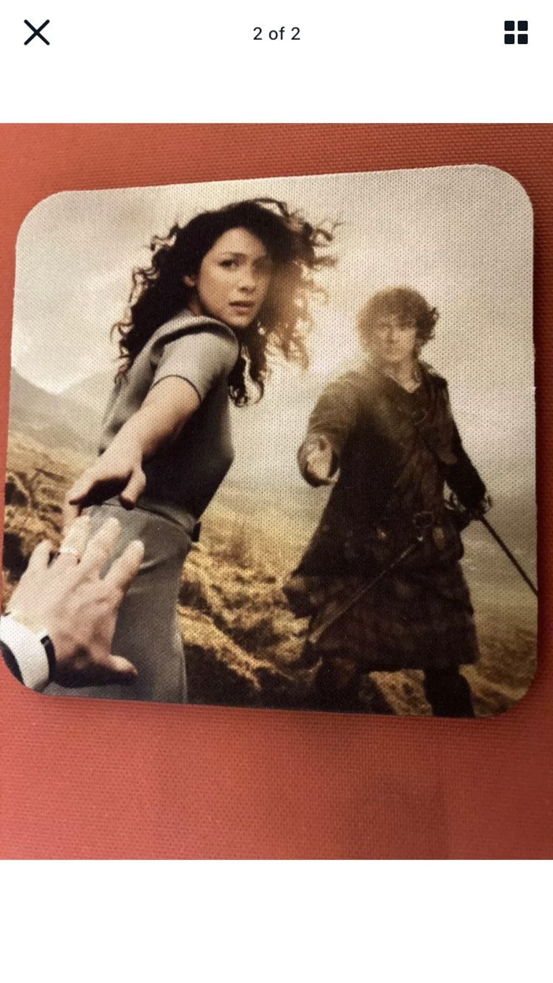 Outlander TV Series Sublimated Drinks Coaster-jamie and Claire Fraser ...