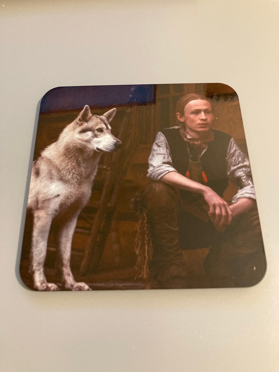 Outlander Inspired Drinks Coaster Ian and Rollo MDF Backed - Etsy