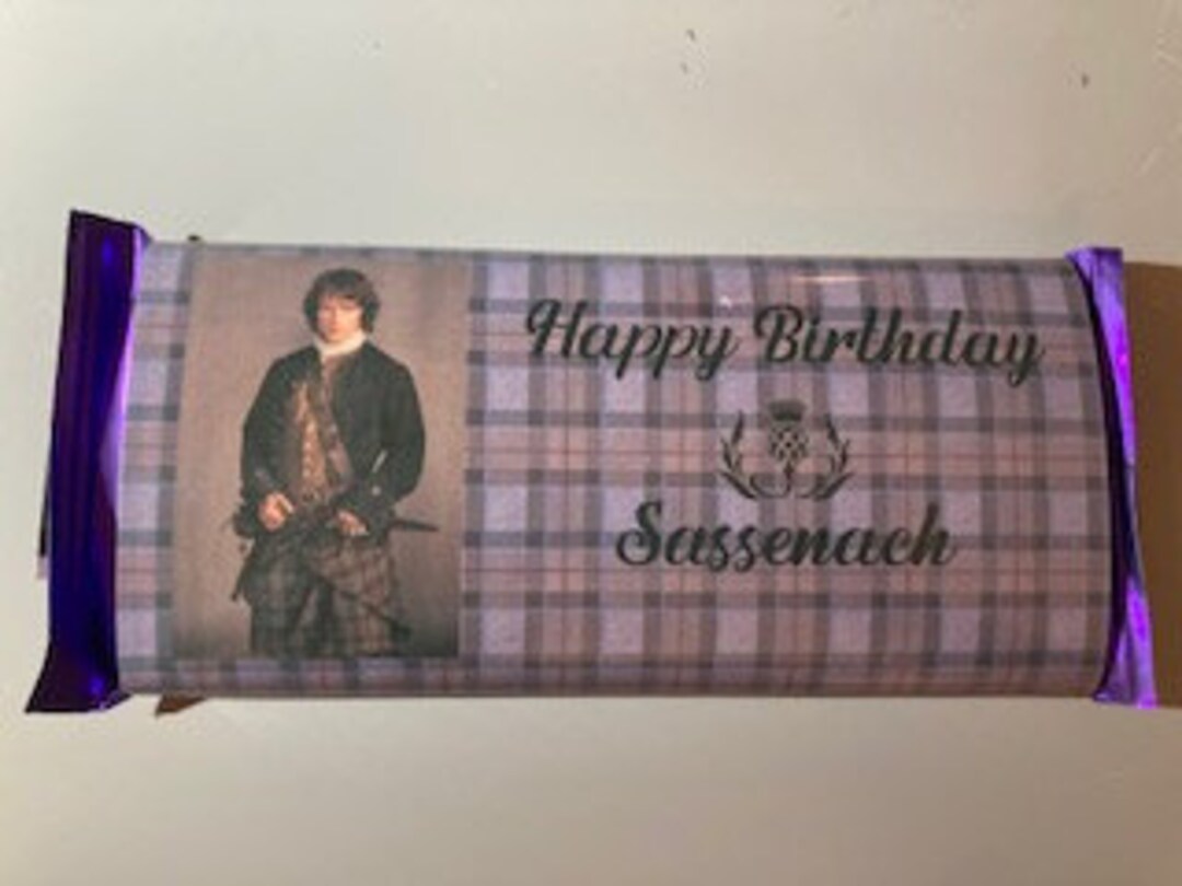 Outlander Style Chocolate Candy Bar Wrapper. Includes 180g Bar of ...