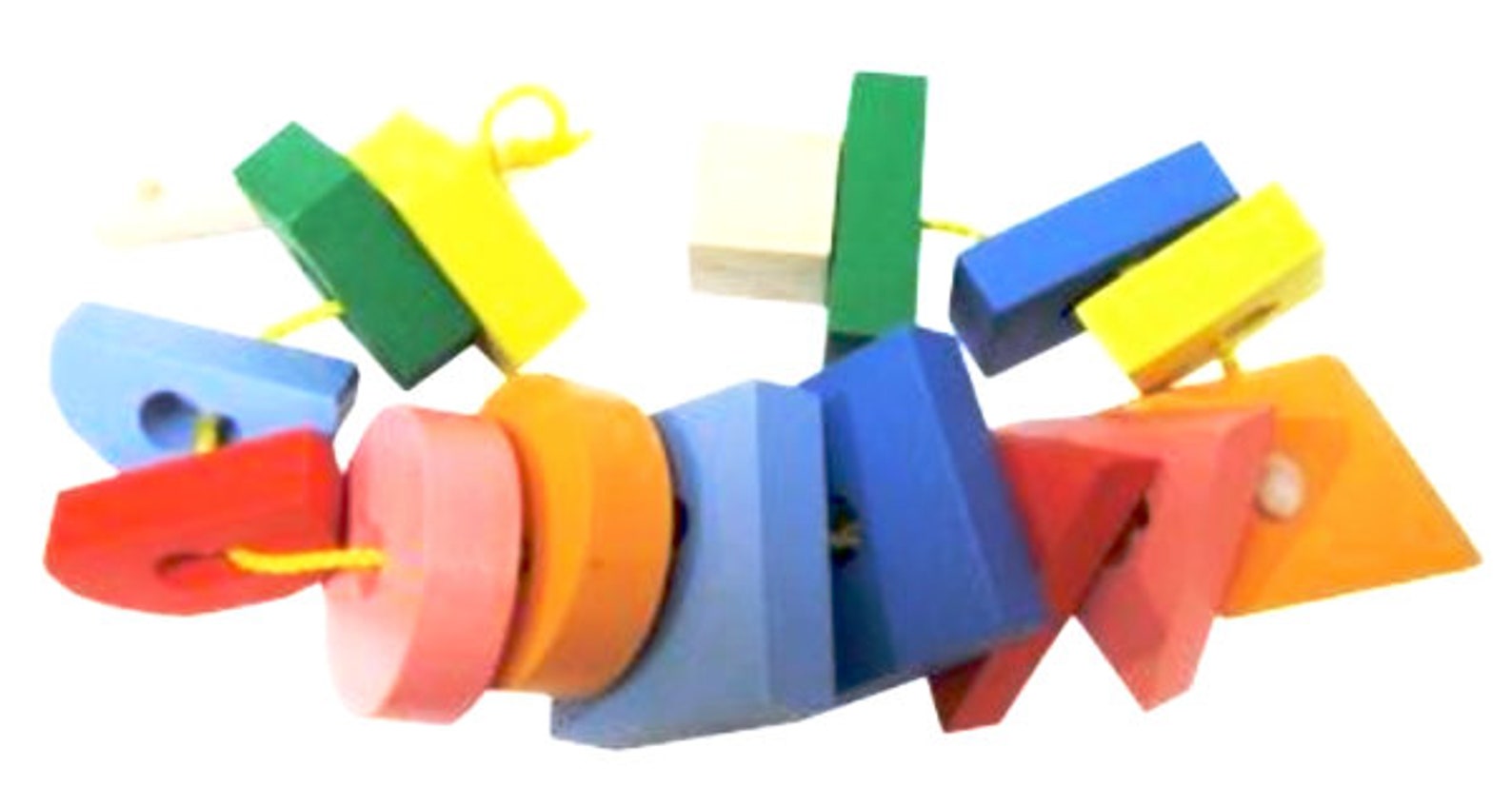 Geometric Shapes Lacing Set With Wooden Key Shape Lacing - Etsy