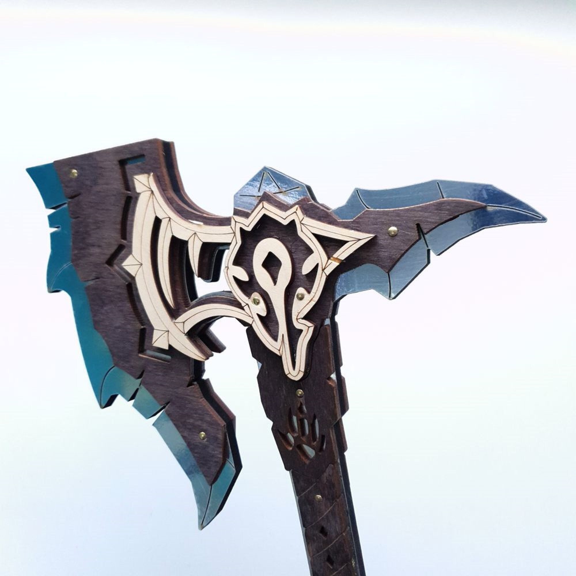 DARK Anicient Viking Orc Battle Axetoys Wooden Orc Axe - Etsy