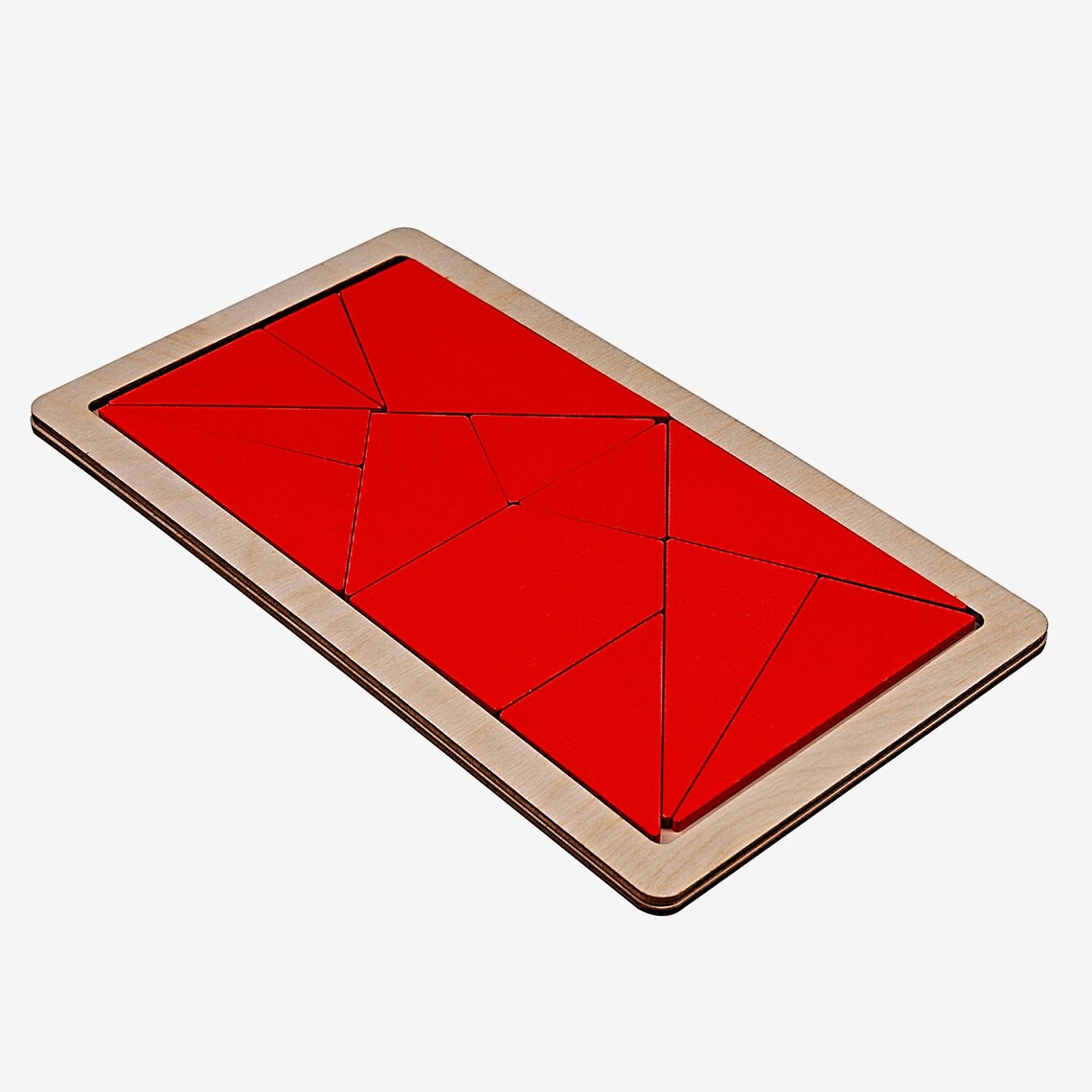 Stomachion or Ostomachion Archimedes Puzzle Toy, Wooden Puzzle Game ...