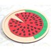 Watermelon Wooden Counting Puzzle Math Games Montessori - Etsy