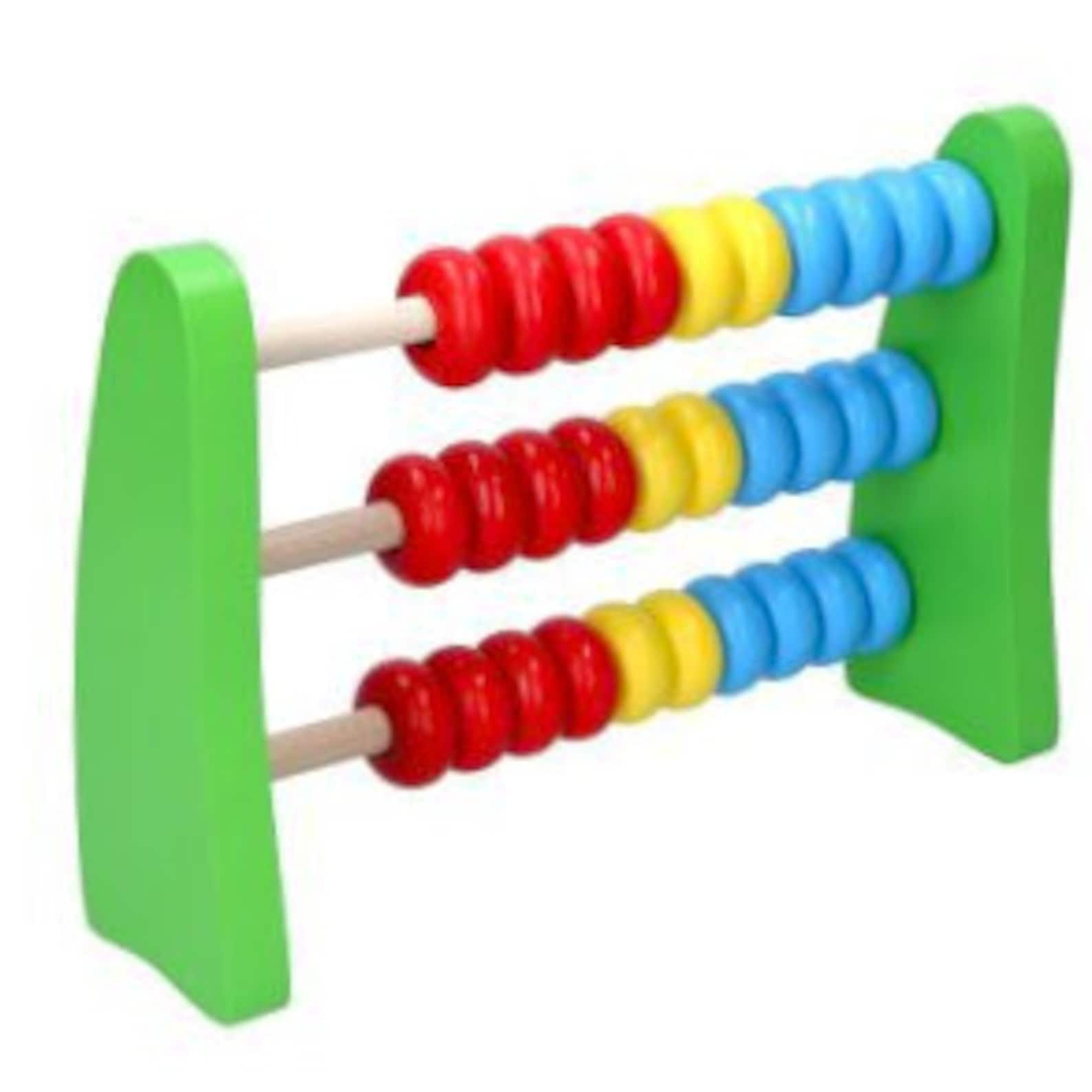 Wooden Rainbow Abacus 30, Wooden Counting Toy, Wooden Calculator ...