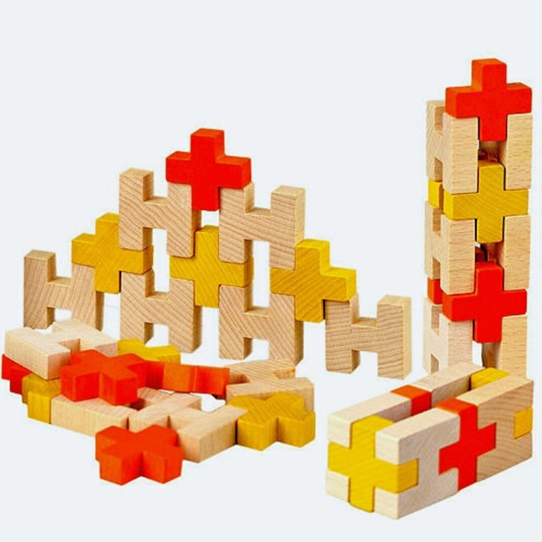 Wooden Crosses Stacker Toy Crosses Constructor Stacking - Etsy