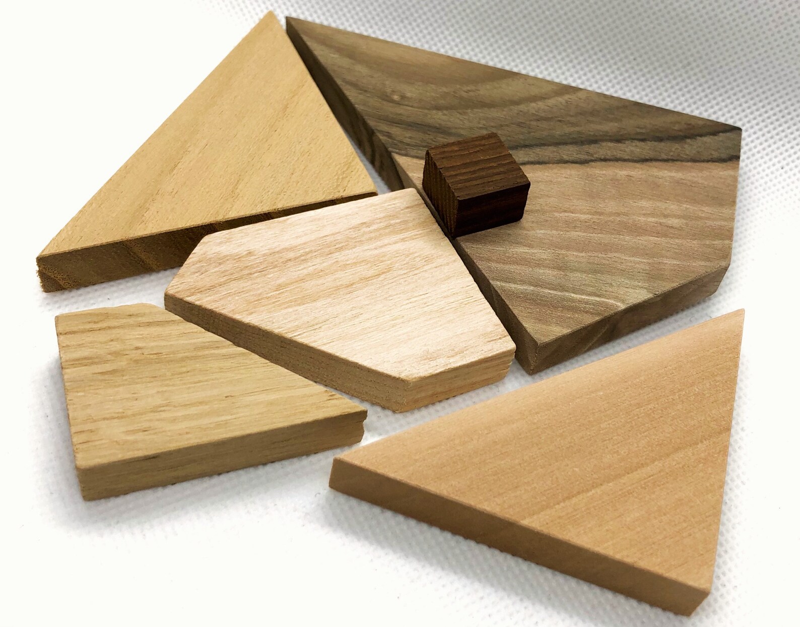 Black Square Puzzle, Wooden Square Puzzle, Tangram Puzzle, Wood Toy ...