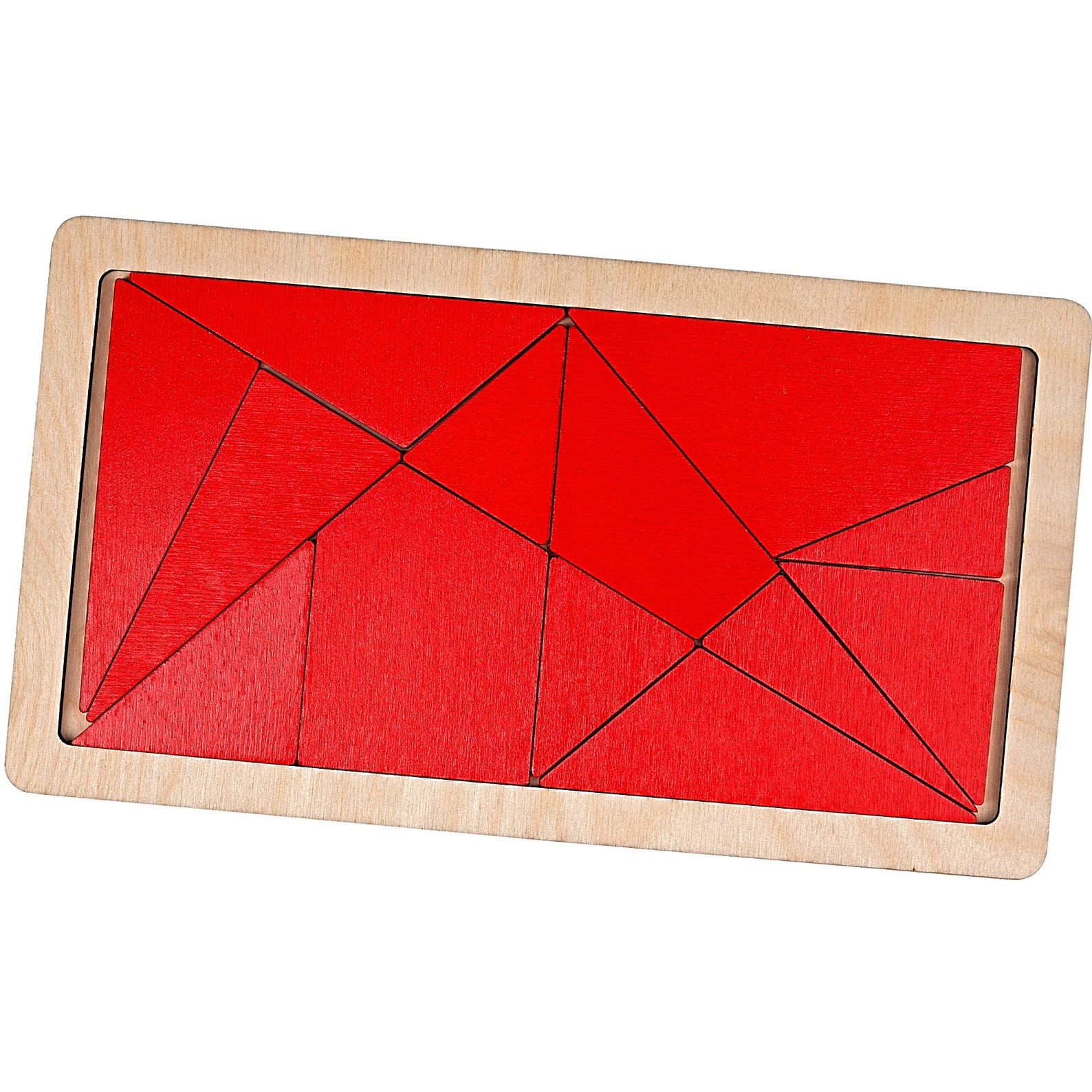 Stomachion or Ostomachion Archimedes Puzzle Toy, Wooden Puzzle Game ...