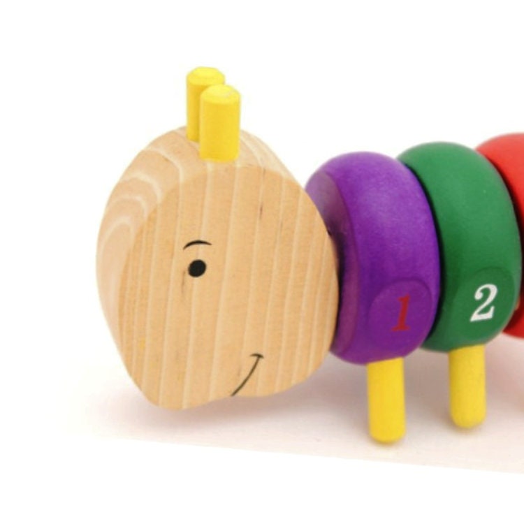 Wooden Rainbow Caterpillar Rainbow Sorting Montessori Toys - Etsy