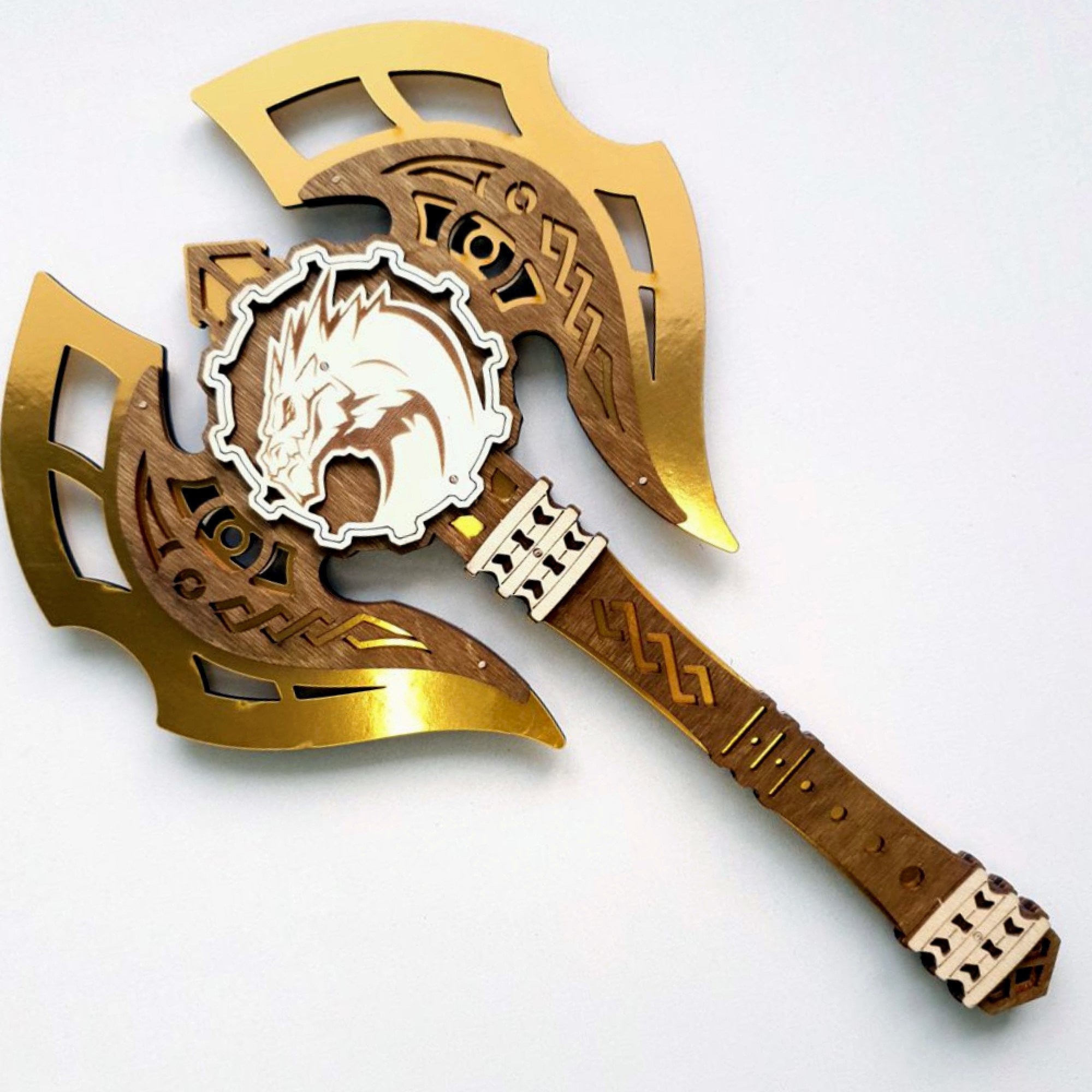 GOLD DRAGON Axe Wooden Toy Battle DRAGON Axe Toy Wooden Axe - Etsy
