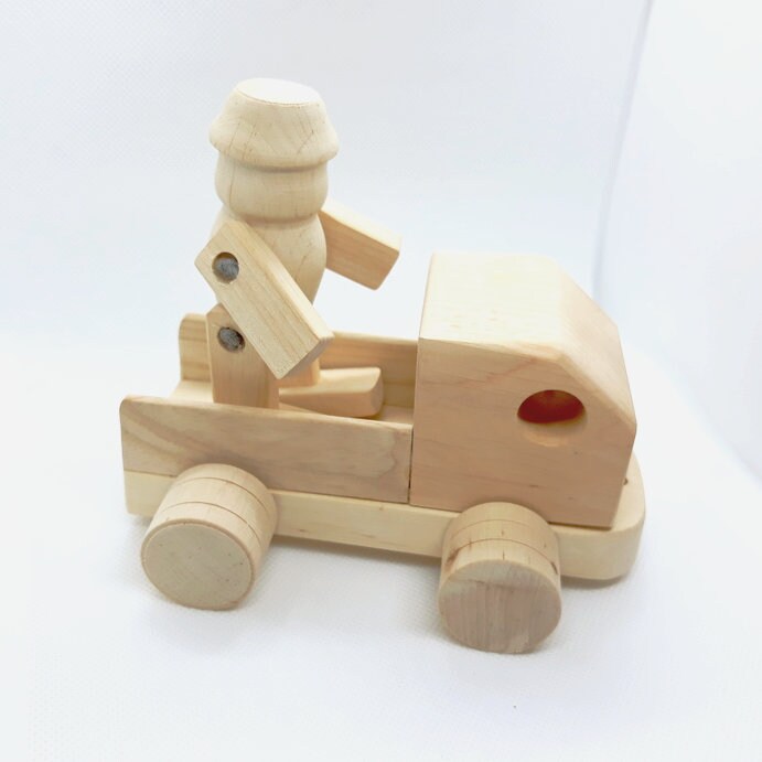 Wooden CAR Toy With Rotating Wheels CAR Organic Wooden Toy | Etsy