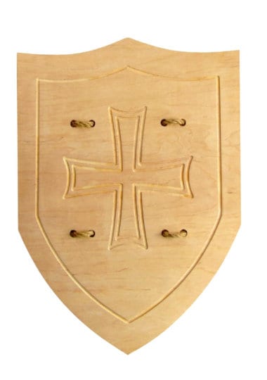 Wooden Knights Templar Shield, Crusader Sword and Shield Toy, English ...