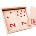 Wooden Number Dominoes Puzzle 10 Number Domino Number Math - Etsy