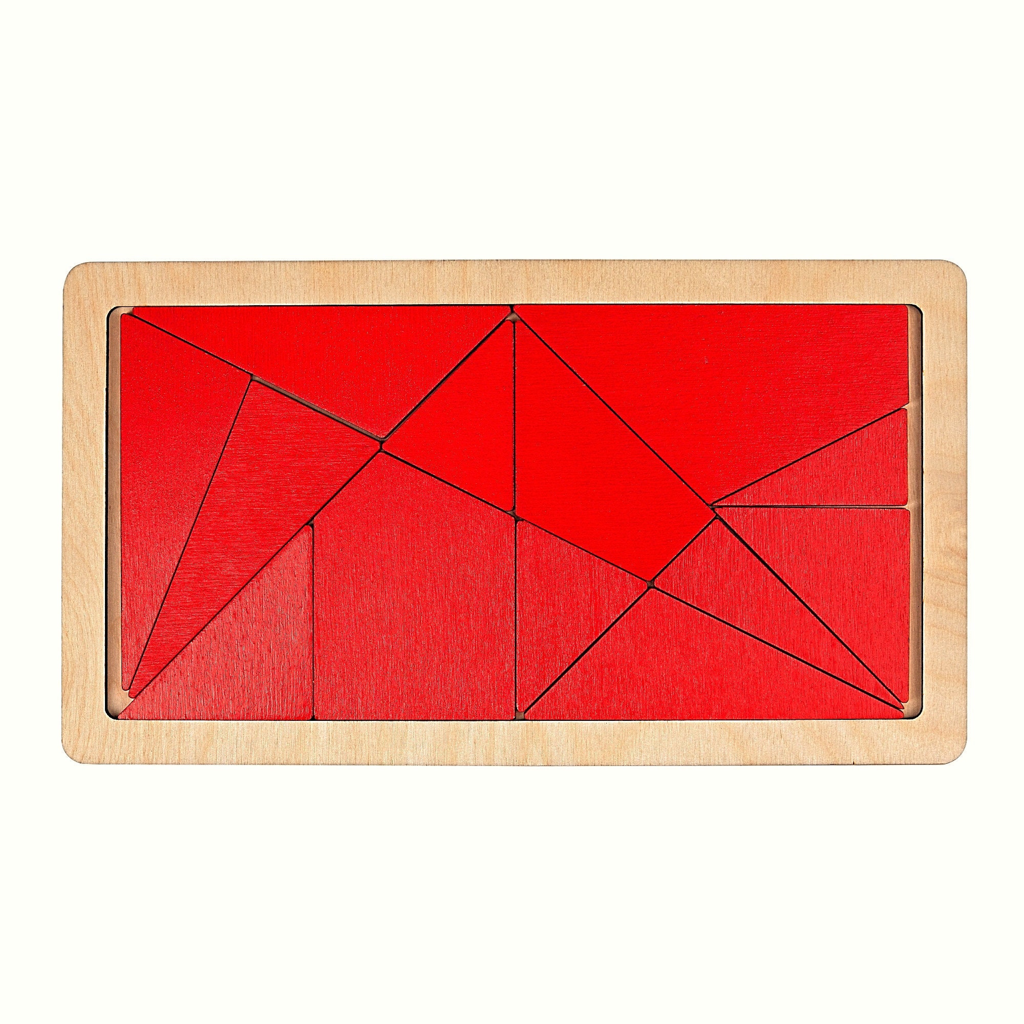 Stomachion or Ostomachion Archimedes Puzzle Toy, Wooden Puzzle Game ...