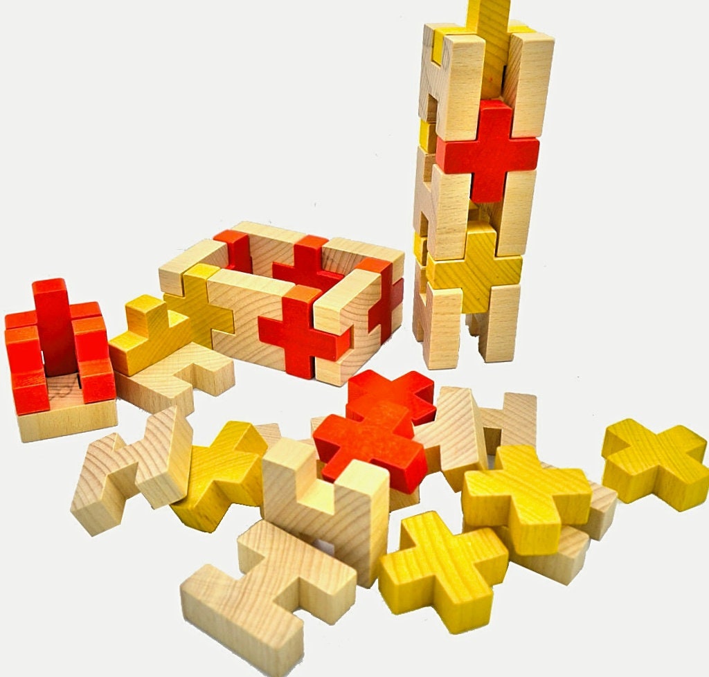 Wooden Crosses Stacker Toy Crosses Constructor Stacking - Etsy