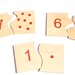 Wooden Number Dominoes Puzzle 10 Number Domino Number Math - Etsy