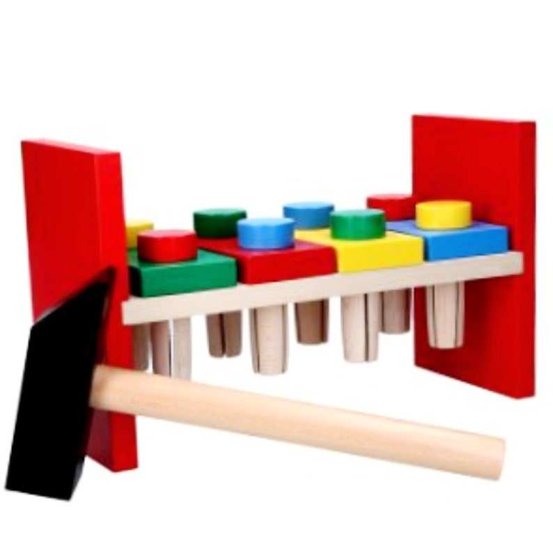 Wooden Hammer Bench Toy Hammer Bench Toy Hammer Toy Wood - Etsy