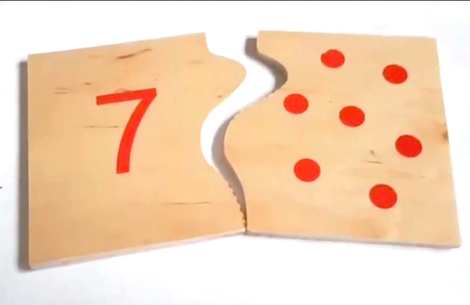 Wooden Number Dominoes Puzzle 10 Number Domino Number Math - Etsy