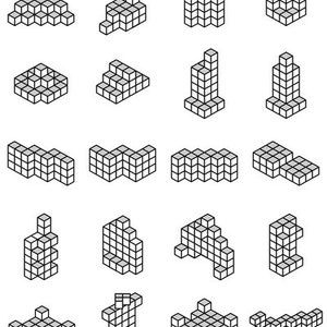 Soma Cube Puzzle, 3d Wooden Puzzle, Wooden Cube Puzzle, Educational ...